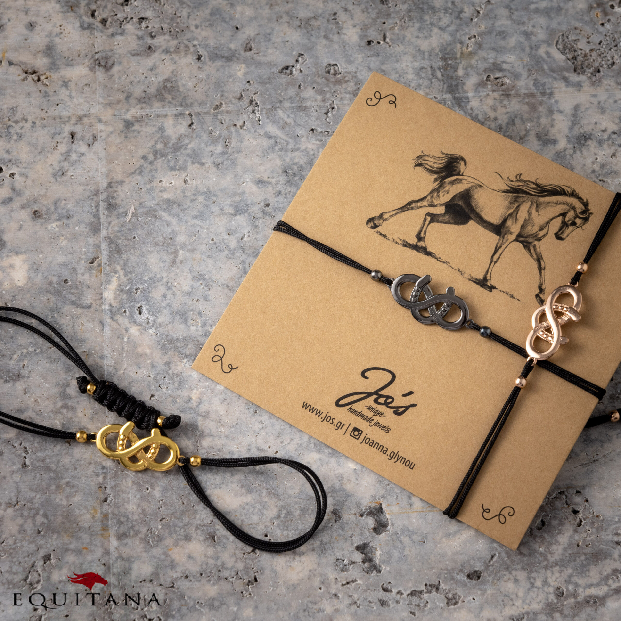 Bratara cu snur reglabil Infinity, Jo's Jewelry | Equitana